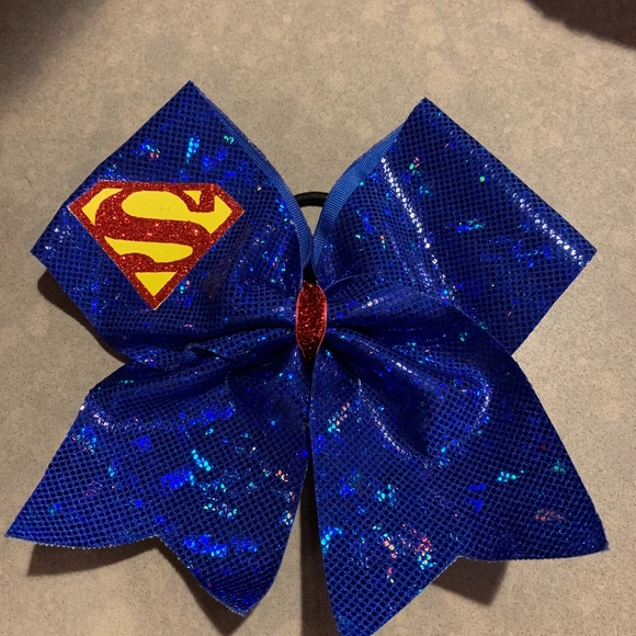 Bomb Bows | Accessories | Superman Cheer Bow | Poshmark